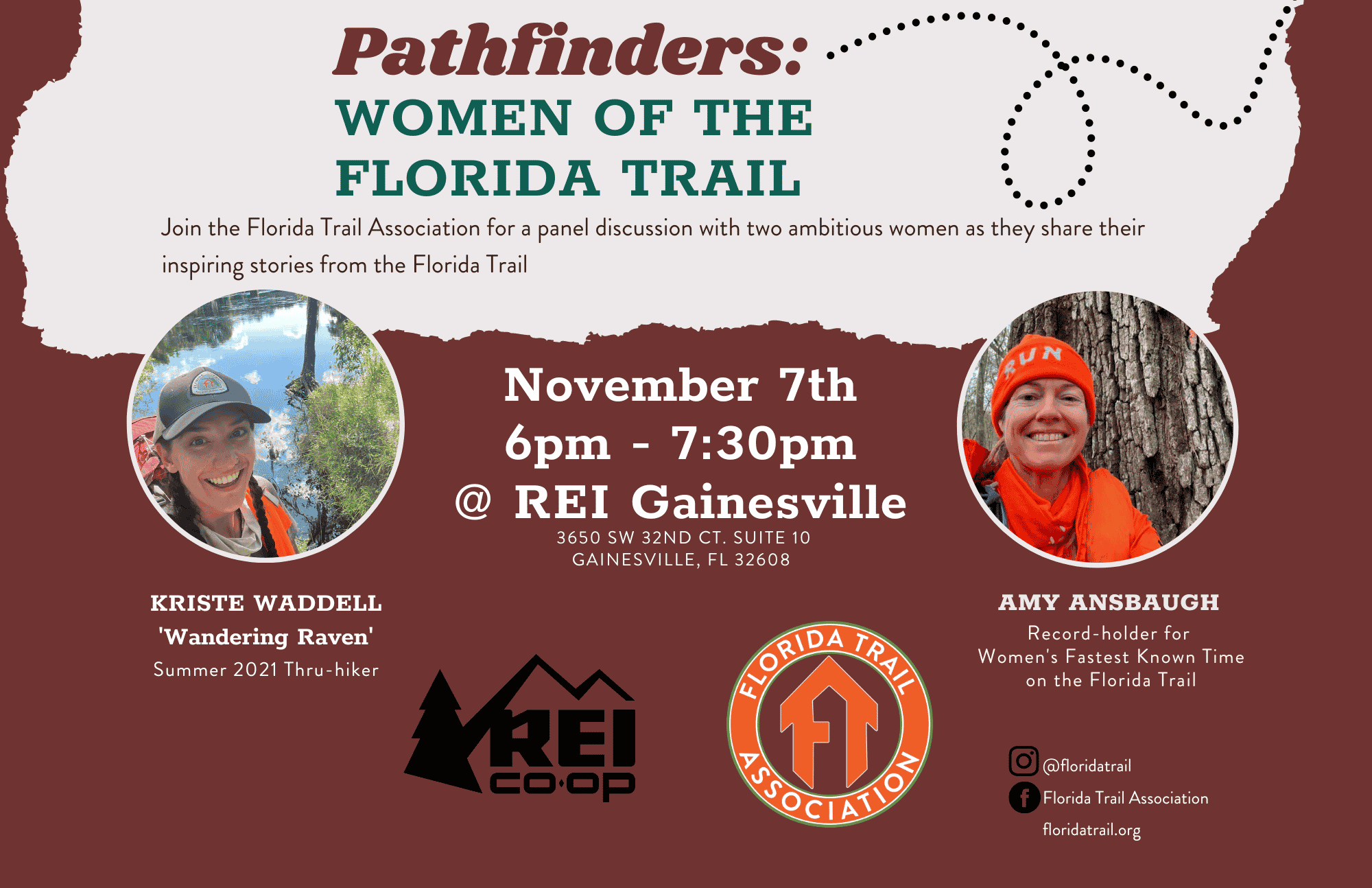 REI Event: Women of the Florida Trail – Florida Trail Association