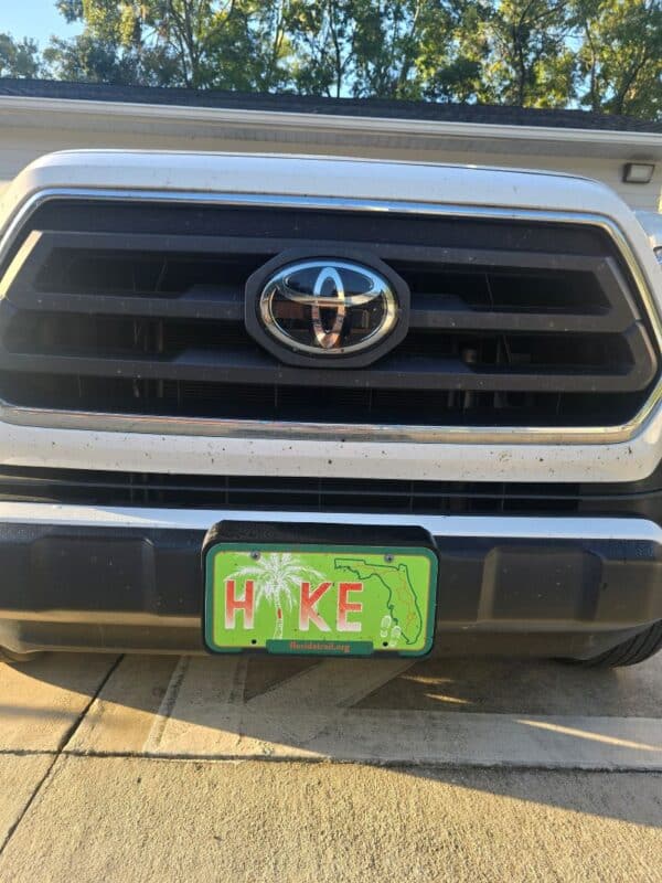HIKE Florida License Plate – Florida Trail Association